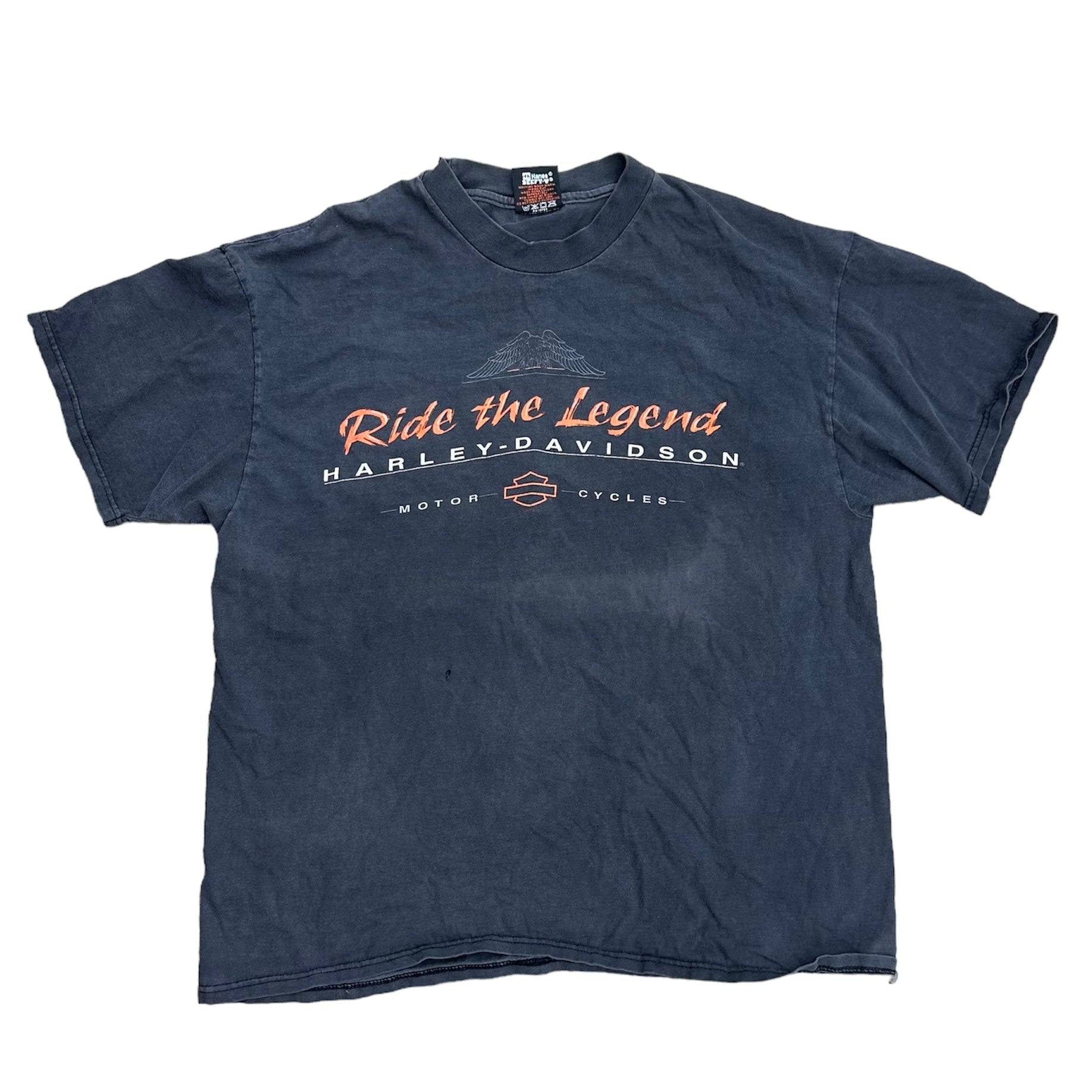 1997 RIDE THE LEGEND HARLEY DAVIDSON TEE (LR) – Thevaultdtx