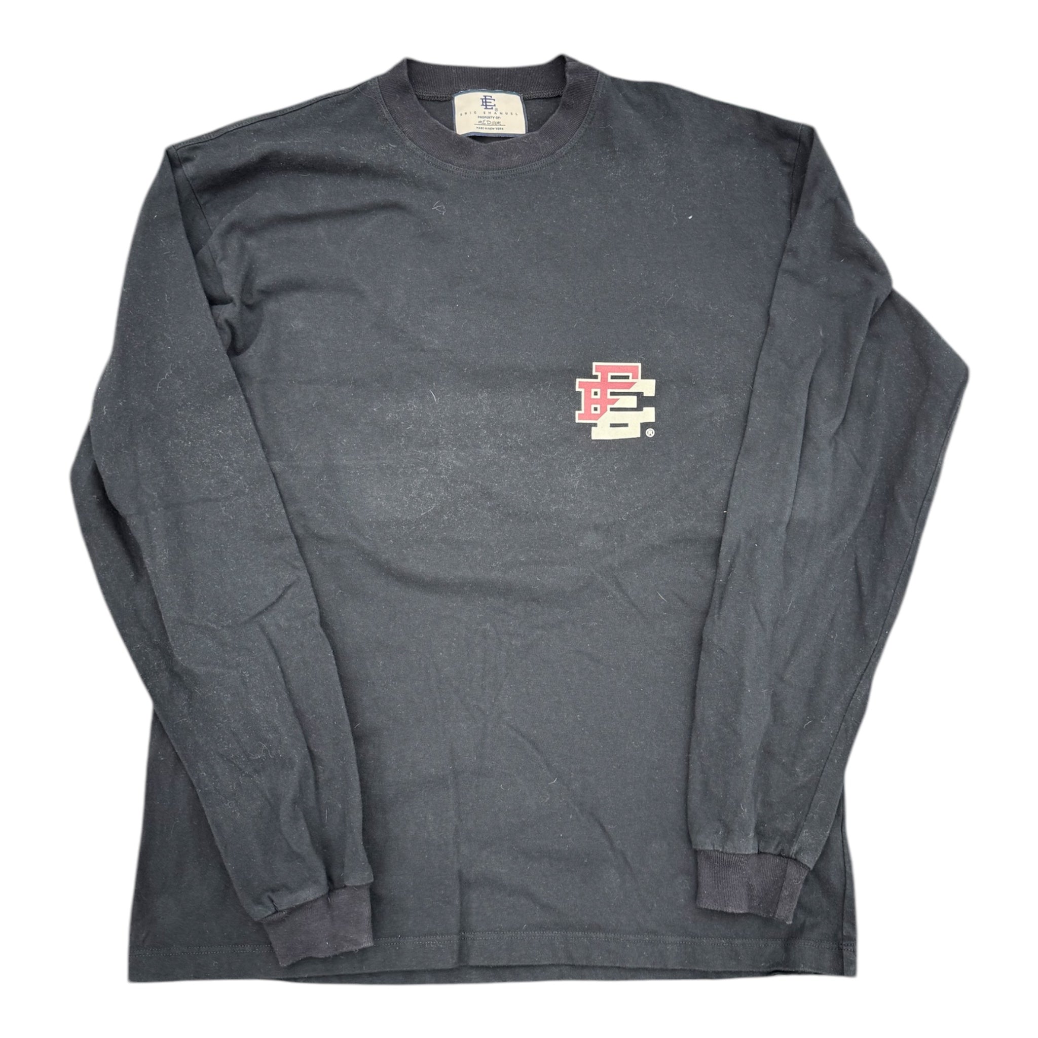 ERIC EMMANUEL LOGO LONG SLEEVE - BLACK – VDTX