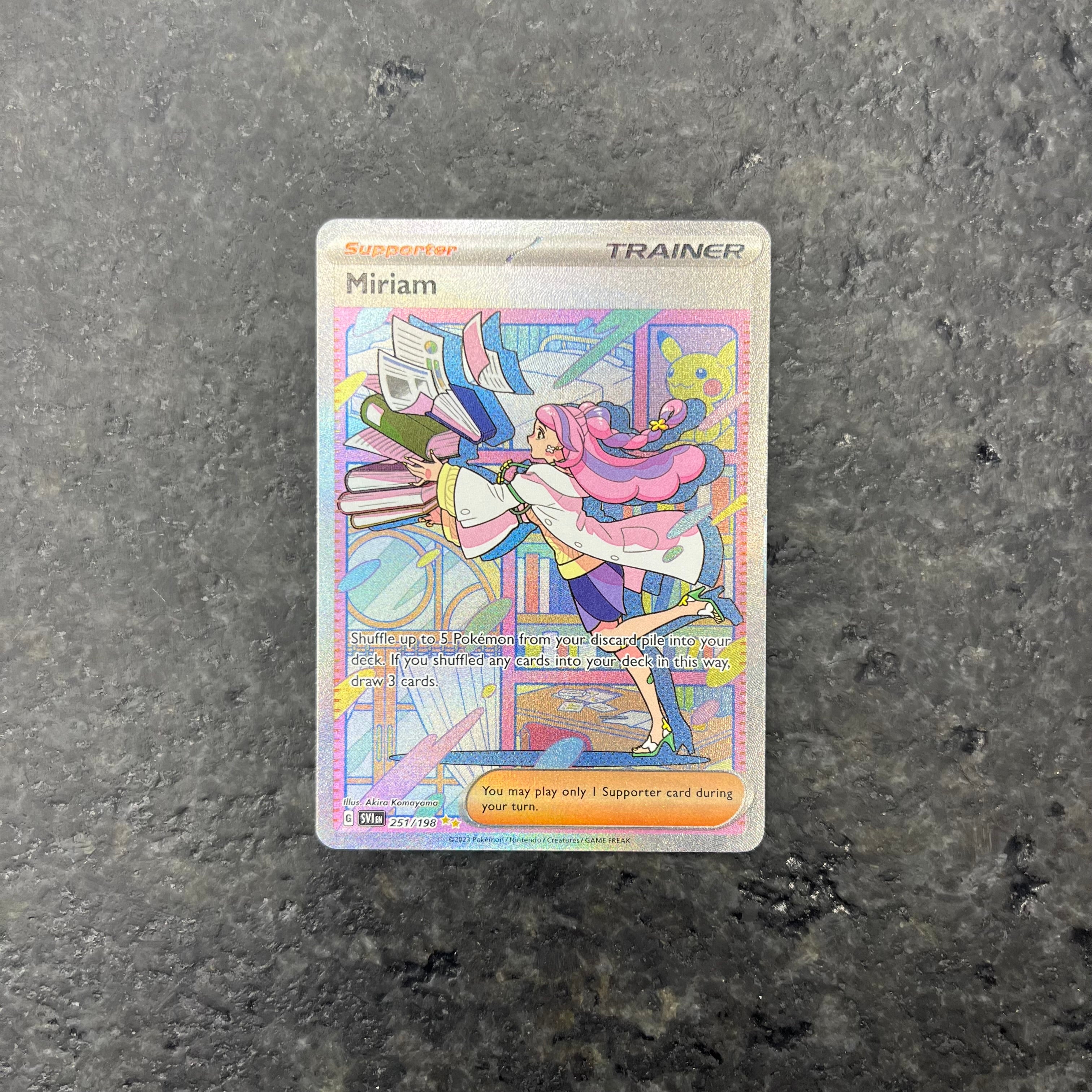 MIRIAM TRAINER ALT ART 251/198 (NM) – VDTX