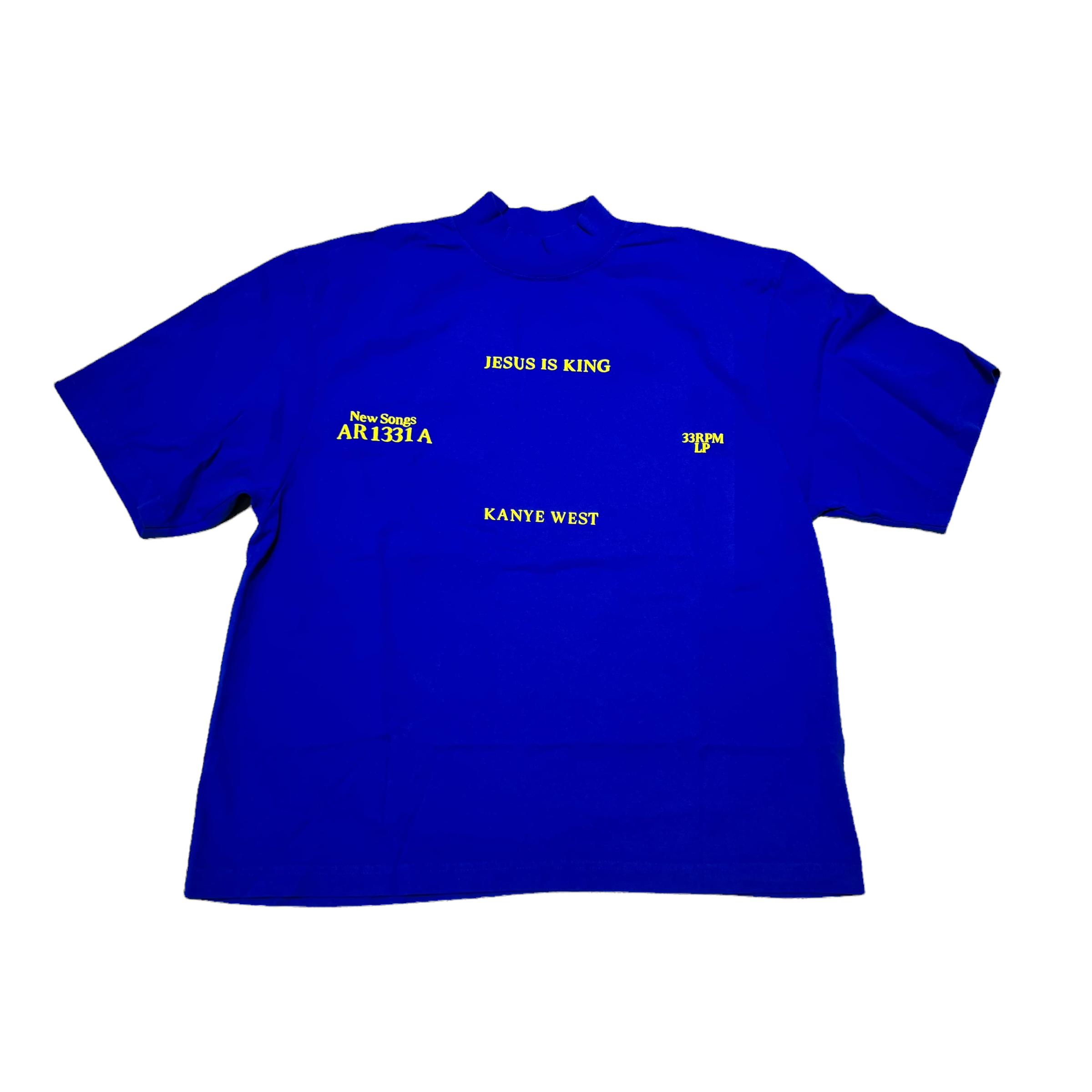 KANYE WEST JIK VINYL TEE - ROYAL BLUE – VDTX