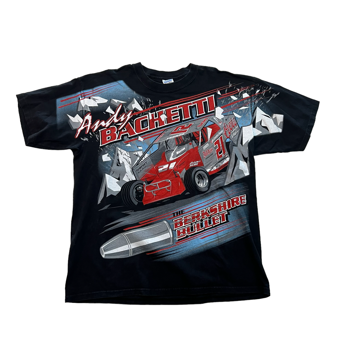 VINTAGE ANDY BACHETTI NASCAR AOP TEE – Thevaultdtx